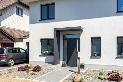 Rechteckvordach BS Plus mit Seitenteil | CONF-BS-PLUS-S