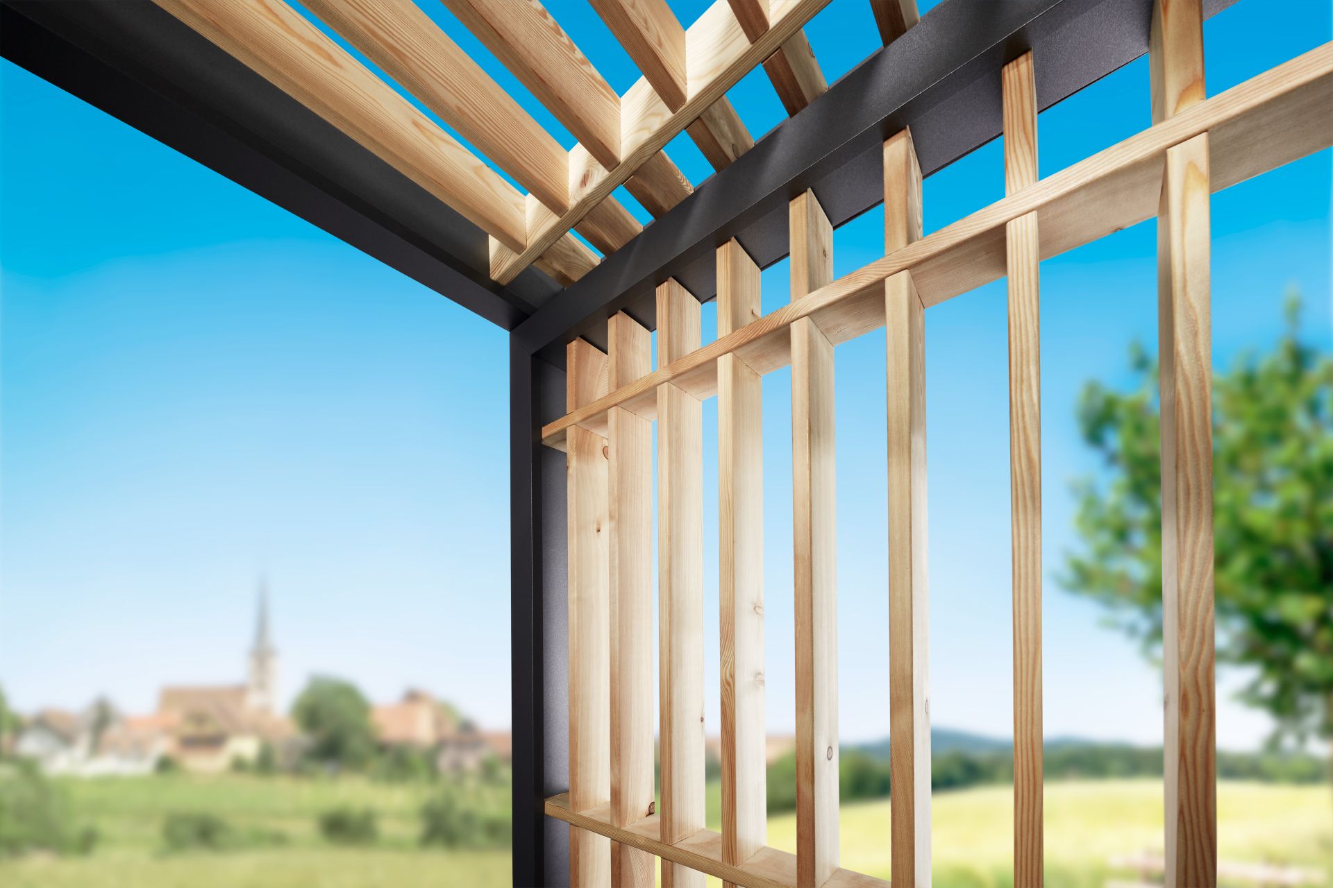 Rechteckvordach BS Timber-Line | GW-CONF-BS-TIMBER